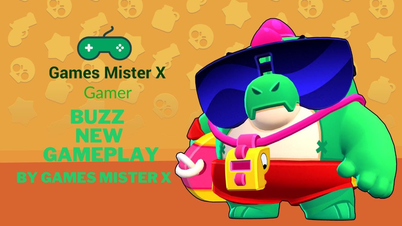 Brawl Stars New Gameplay BUZZ | Games Mister X | #brawlstars - YouTube
