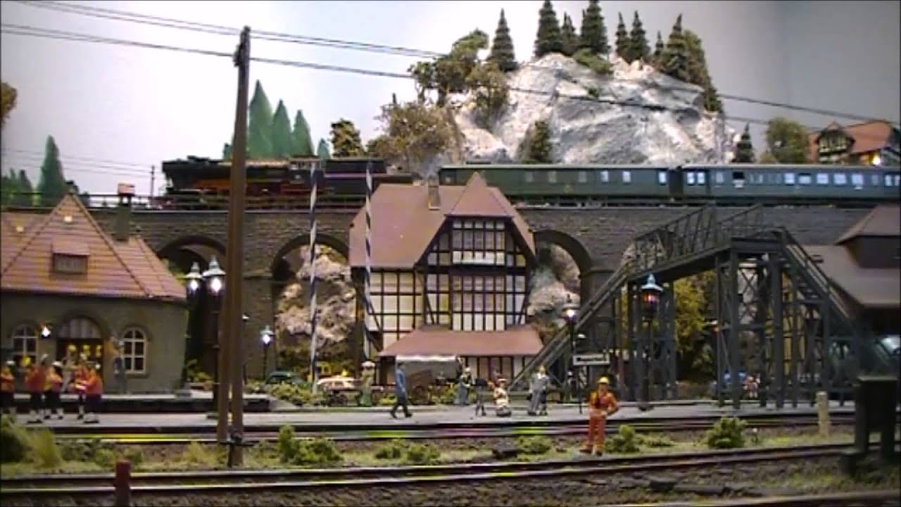 Modellbahn Bayern, Model railroad Bayern 1971 part 1 - YouTube