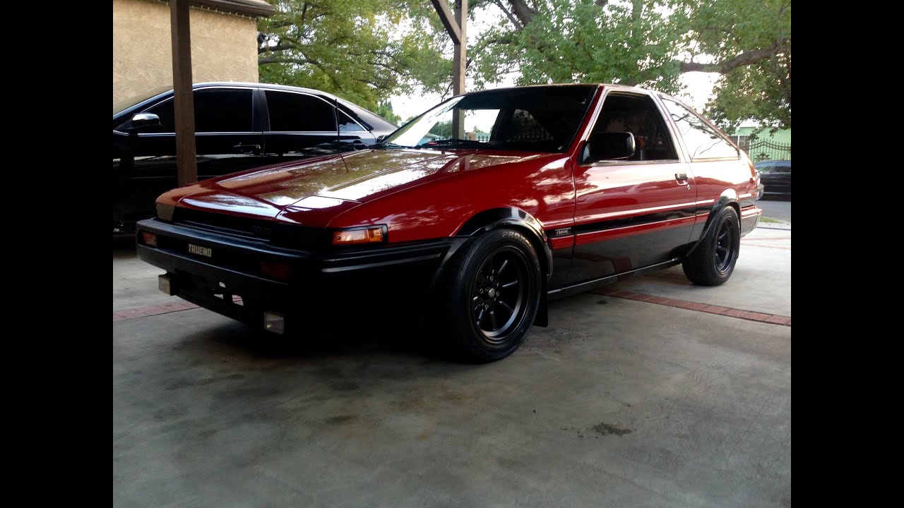 AE86 20v BT Warming up - YouTube