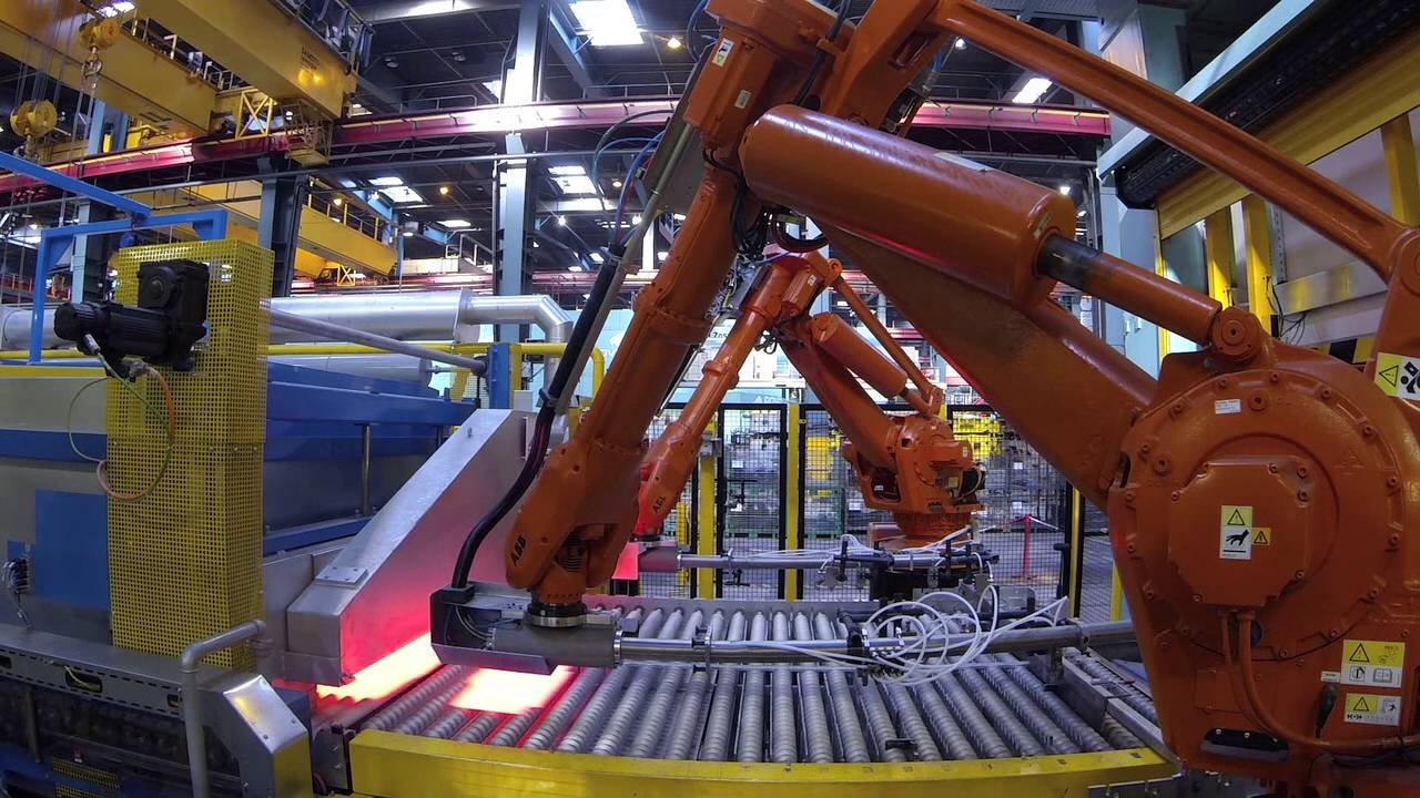 ABB’s state-of-the-art technology for hot stamping - YouTube