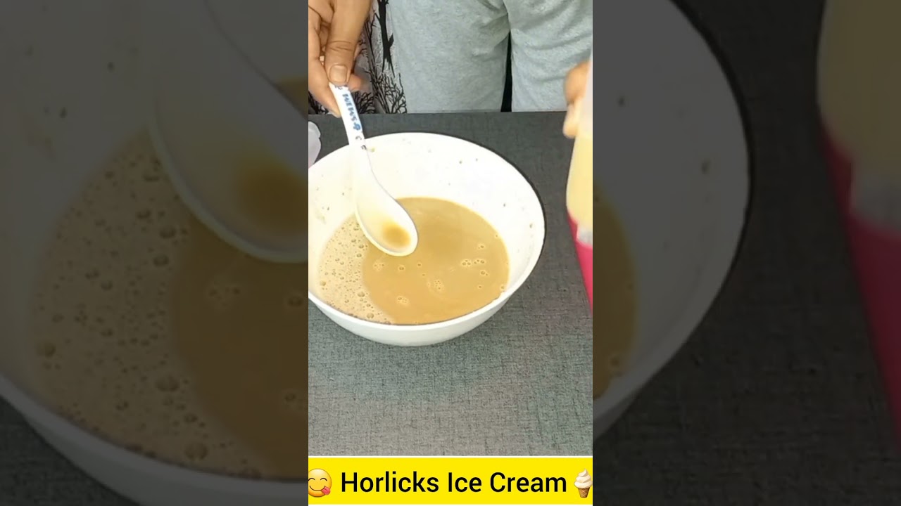Horlicks Ice cream 🍦 #shorts - YouTube