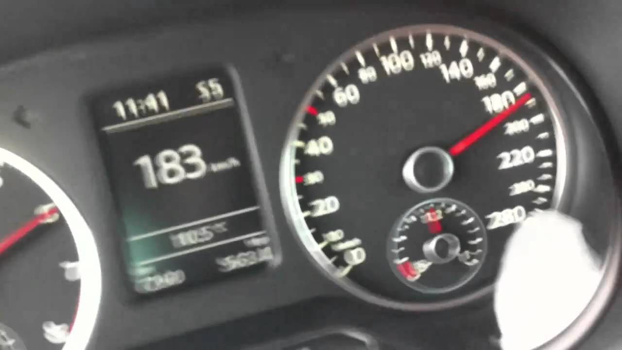 New VW Polo GTI 6R 2010 Top speed - YouTube