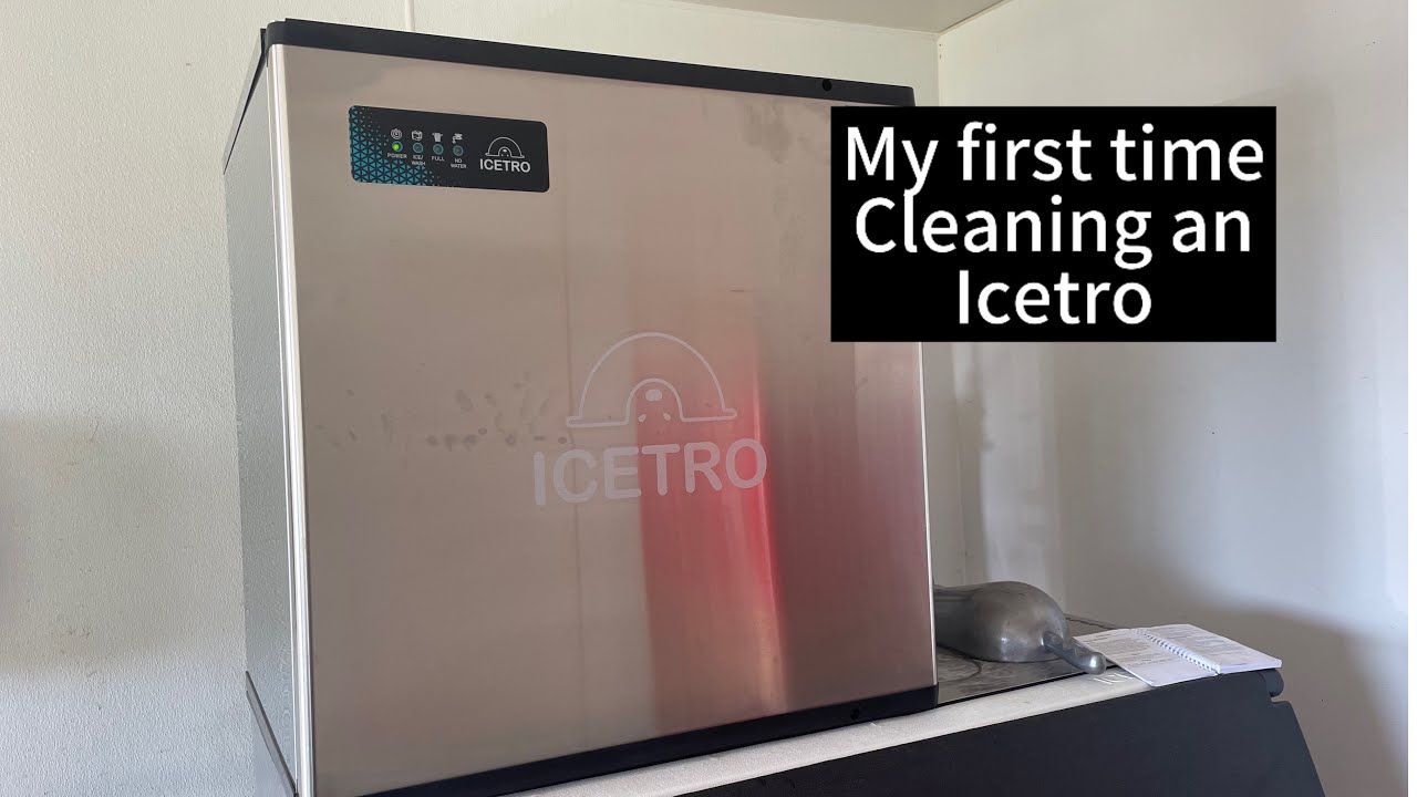 How to clean an Icetro ice machine - YouTube