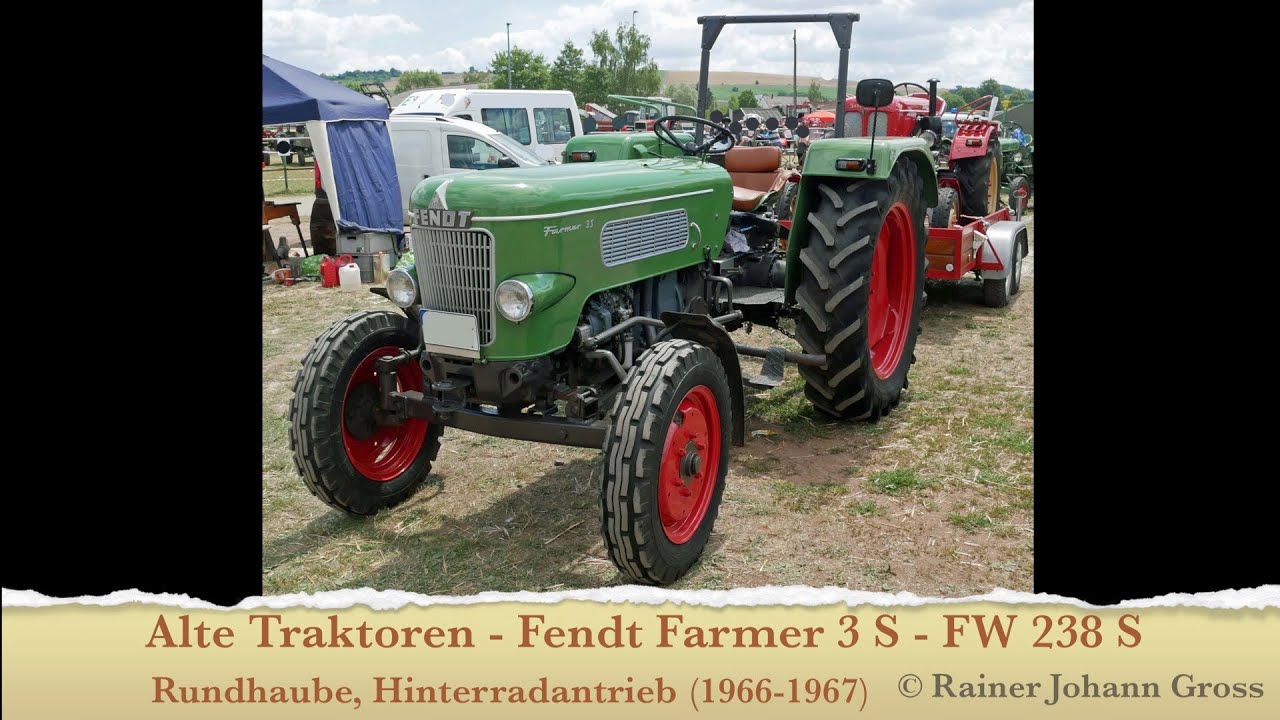Alte Traktoren - Fendt Farmer 3 S - FW 238 S Rundhaube ...