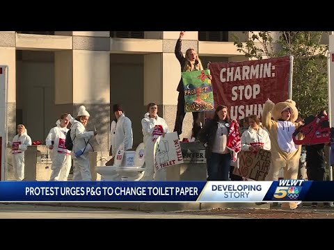 Protesters urge Procter & Gamble to make changes
