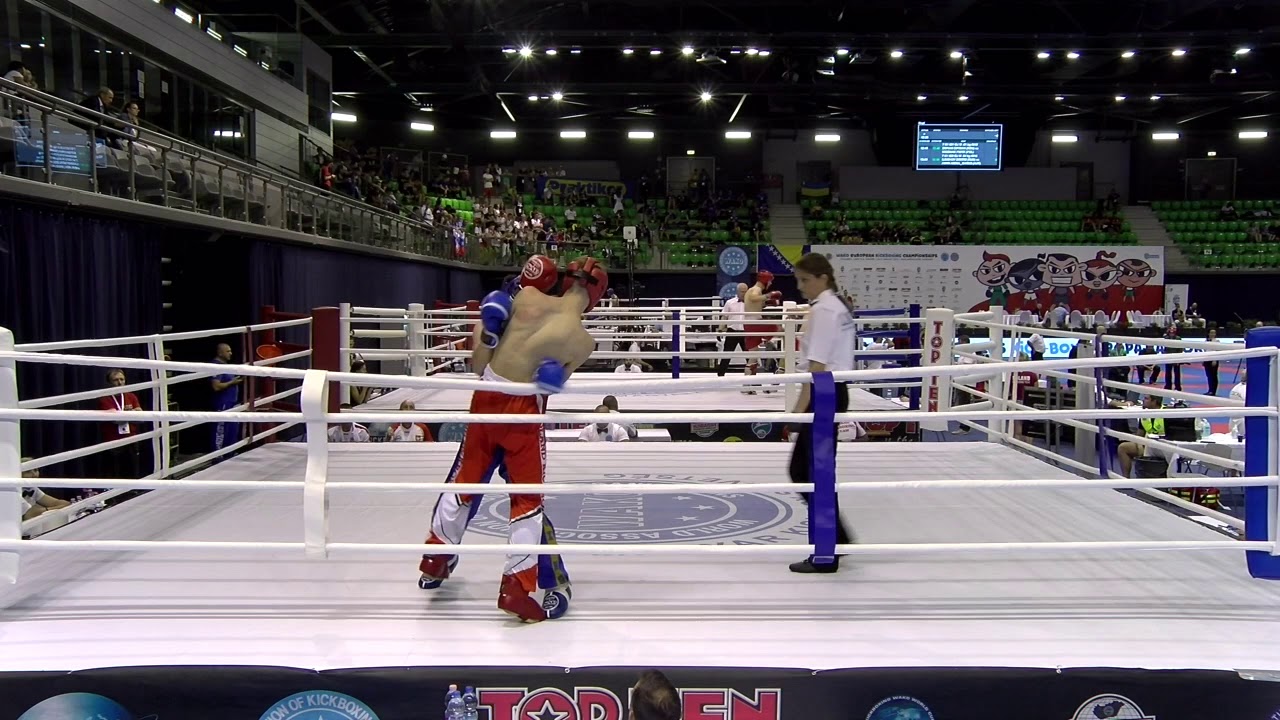 Patryk Mozdzynski v Adam Aliev WAKO European Championships 2019 - YouTube