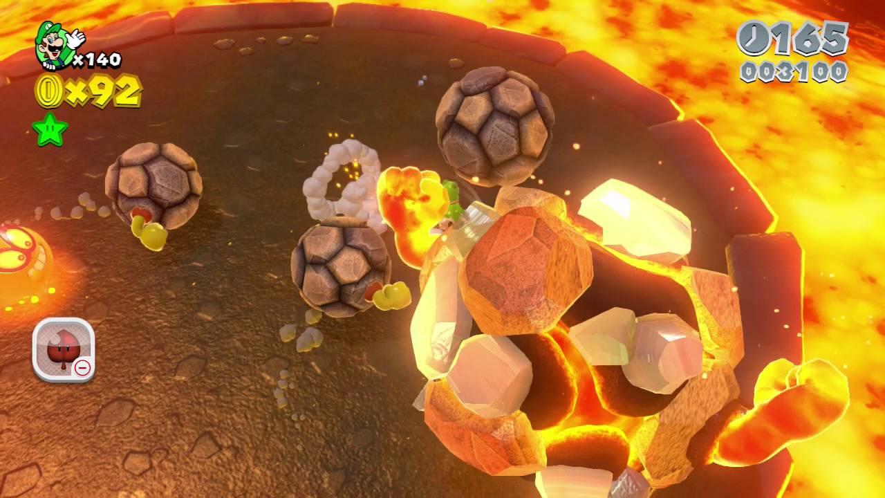 Super Mario 3D World: World Castle-A - Brolder Blockade Is Back (Luigi ...