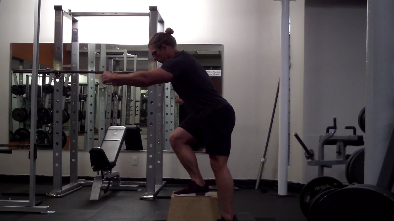 Single Leg Box Squat - YouTube