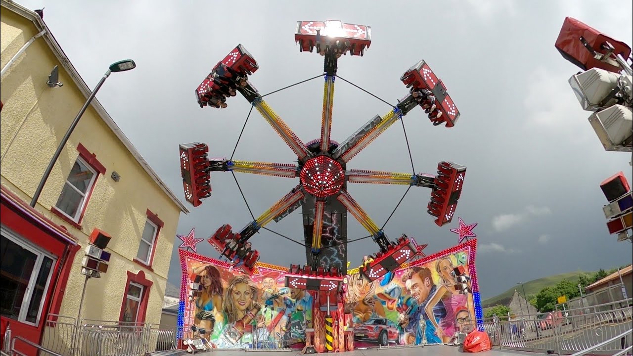 5k 360 on ride pov on superstar at Brynmawr Street fair - YouTube