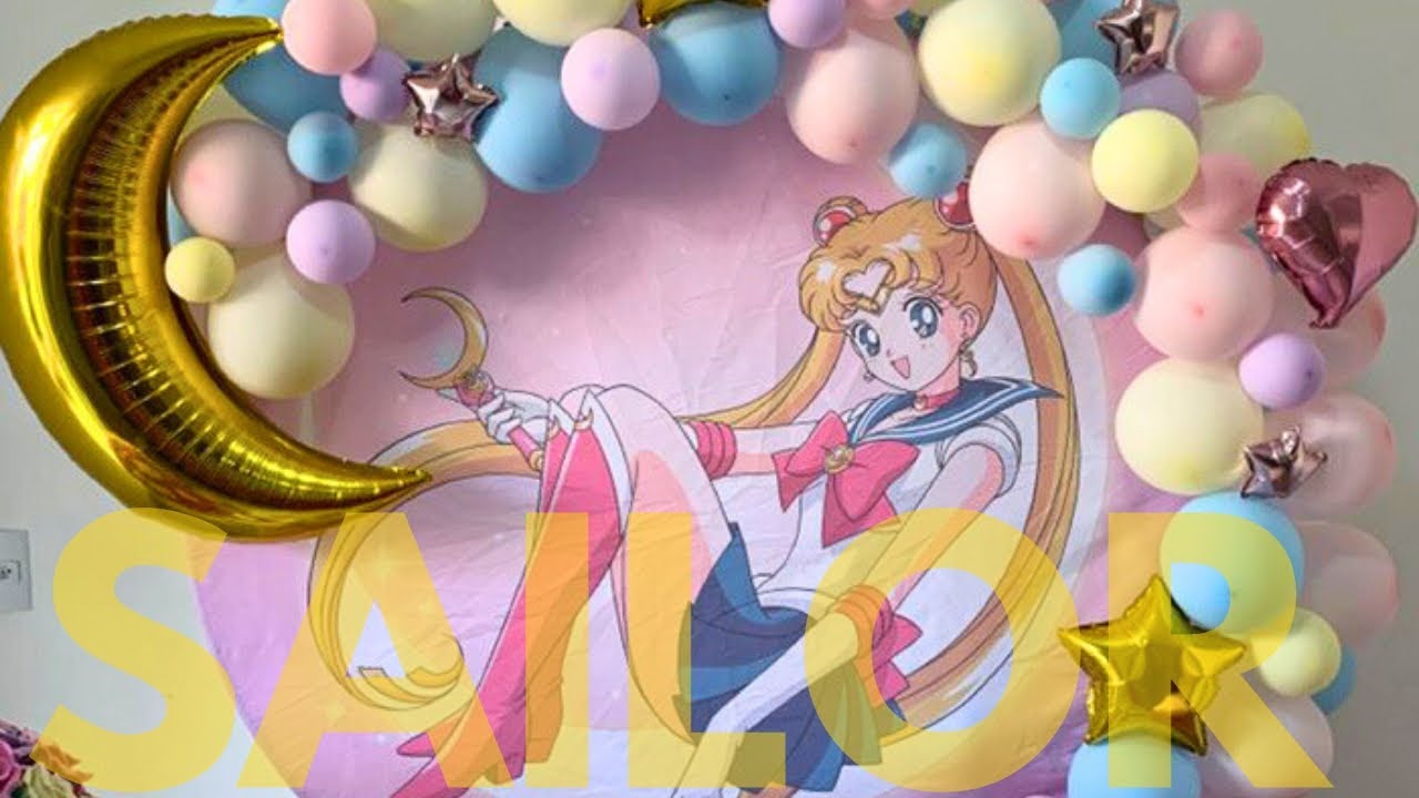 Decoración Fiesta temática de Sailor Moon - YouTube
