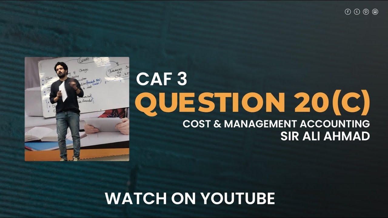 Lecture 25 - Question 20 (c) - YouTube