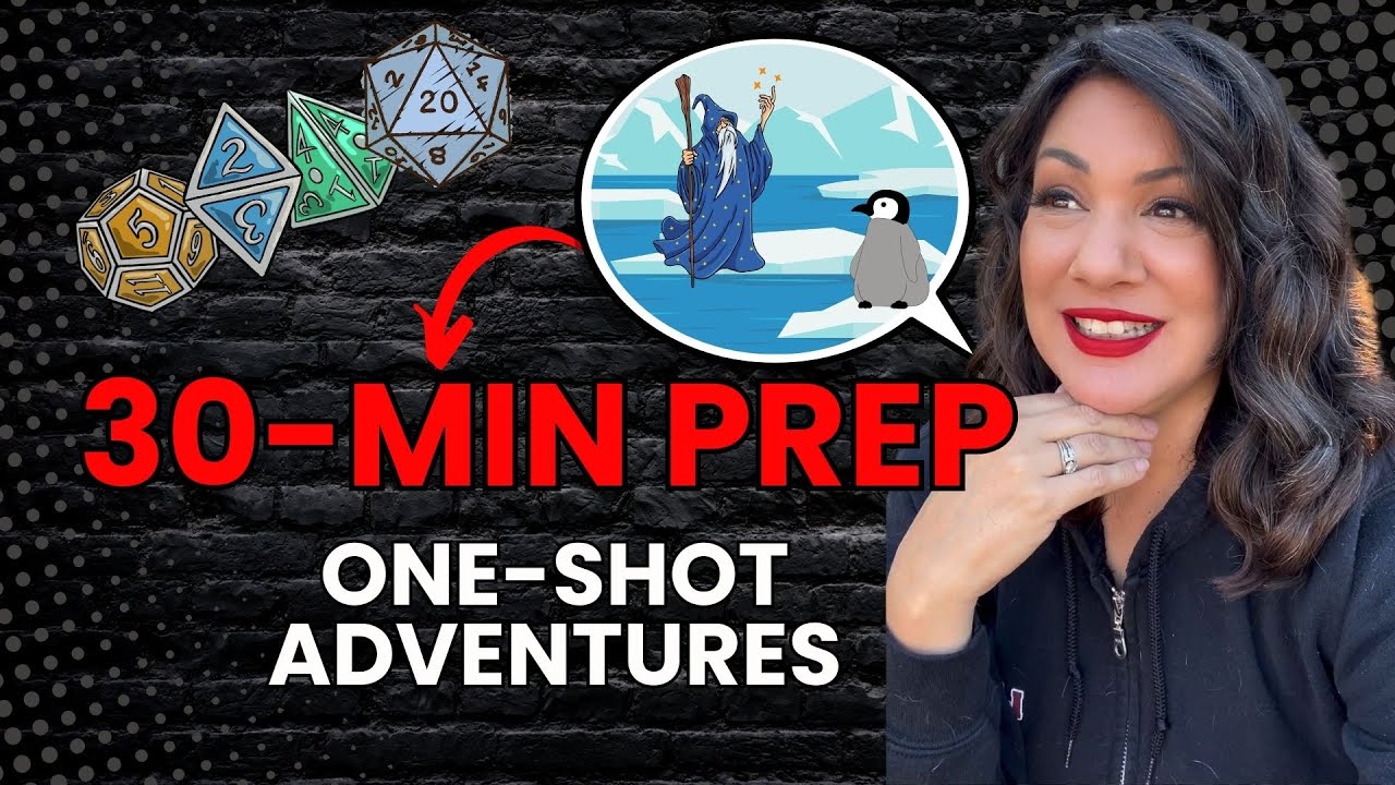 Create Tabletop One-Shot Adventures in less than 30 minutes - YouTube
