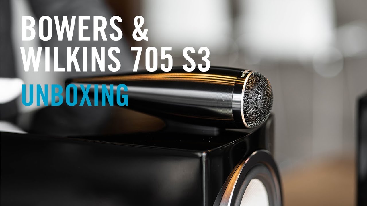 Unboxing Bowers Wilkins 705 S3 - YouTube