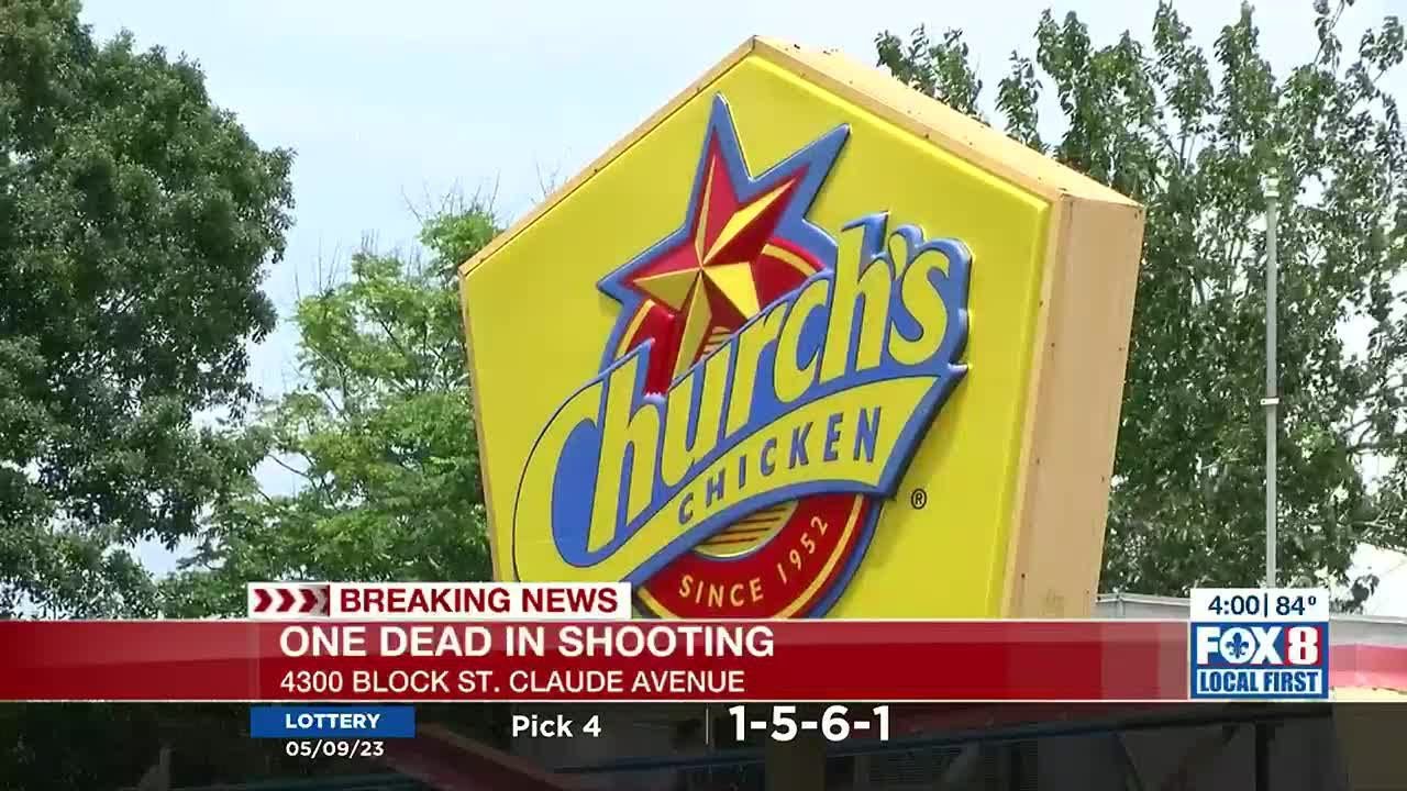 Man shot dead in Church's Chicken parking lot, NOPD says - YouTube
