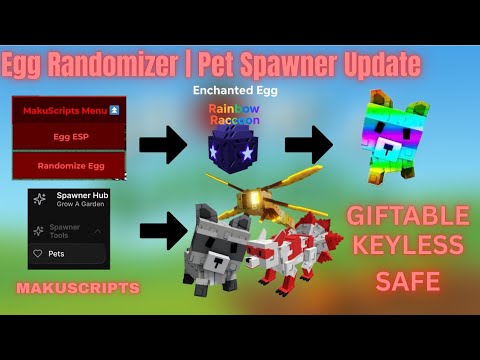 Egg Randomizer | Pet Spawner Script Fairy Update 🧚 | No Key, Safe for ...
