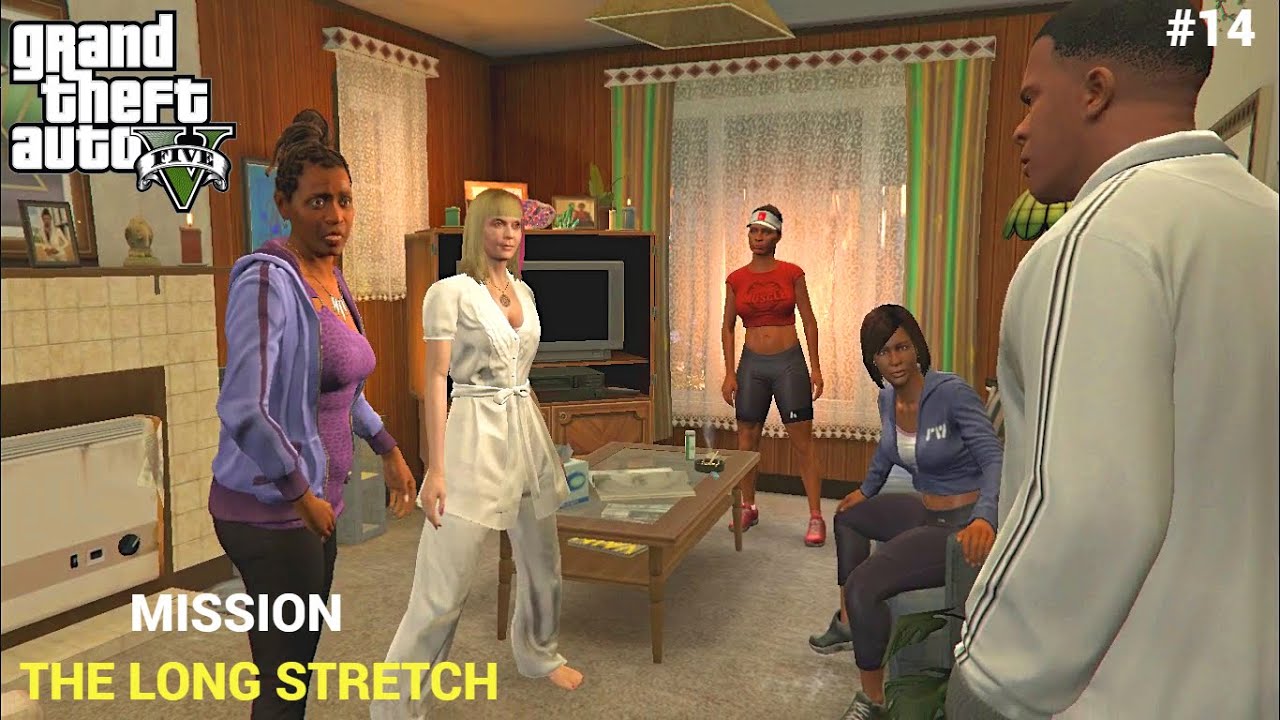 THE LONG STRETCH - GTA V Part 14 (FULL GAME) Walkthrough Gameplay NO ...
