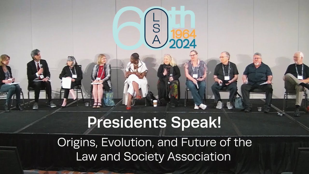 Presidents Speak! Origins, Evolution, and Future of the Law and Society ...