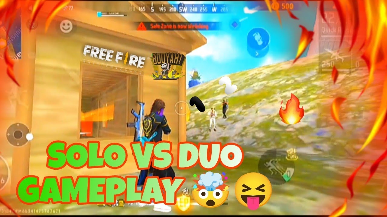 SOLO VS DUO GAMEPLAY 🤯😝!! - YouTube