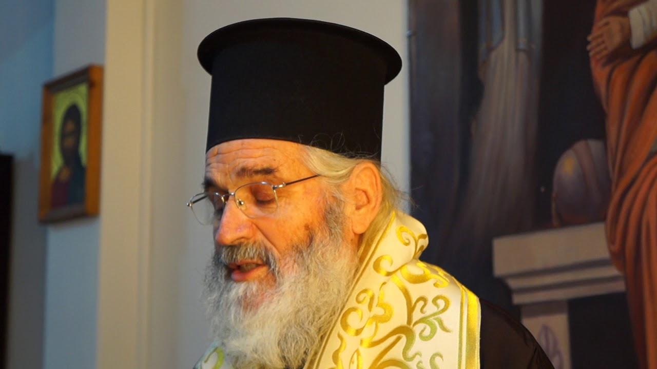 ΚΟΠΗ ΤΗΣ ΒΑΣΙΛΟΠΙΤΑΣ ΣΤΗΝ ΙΕΡΑ ΜΗΤΡΟΠΟΛΗ ΚΑΛΥΜΝΟΥ 4/1/2019 - YouTube