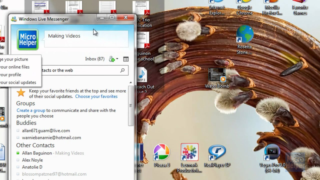 Windows Live Messenger 2011 Review - YouTube