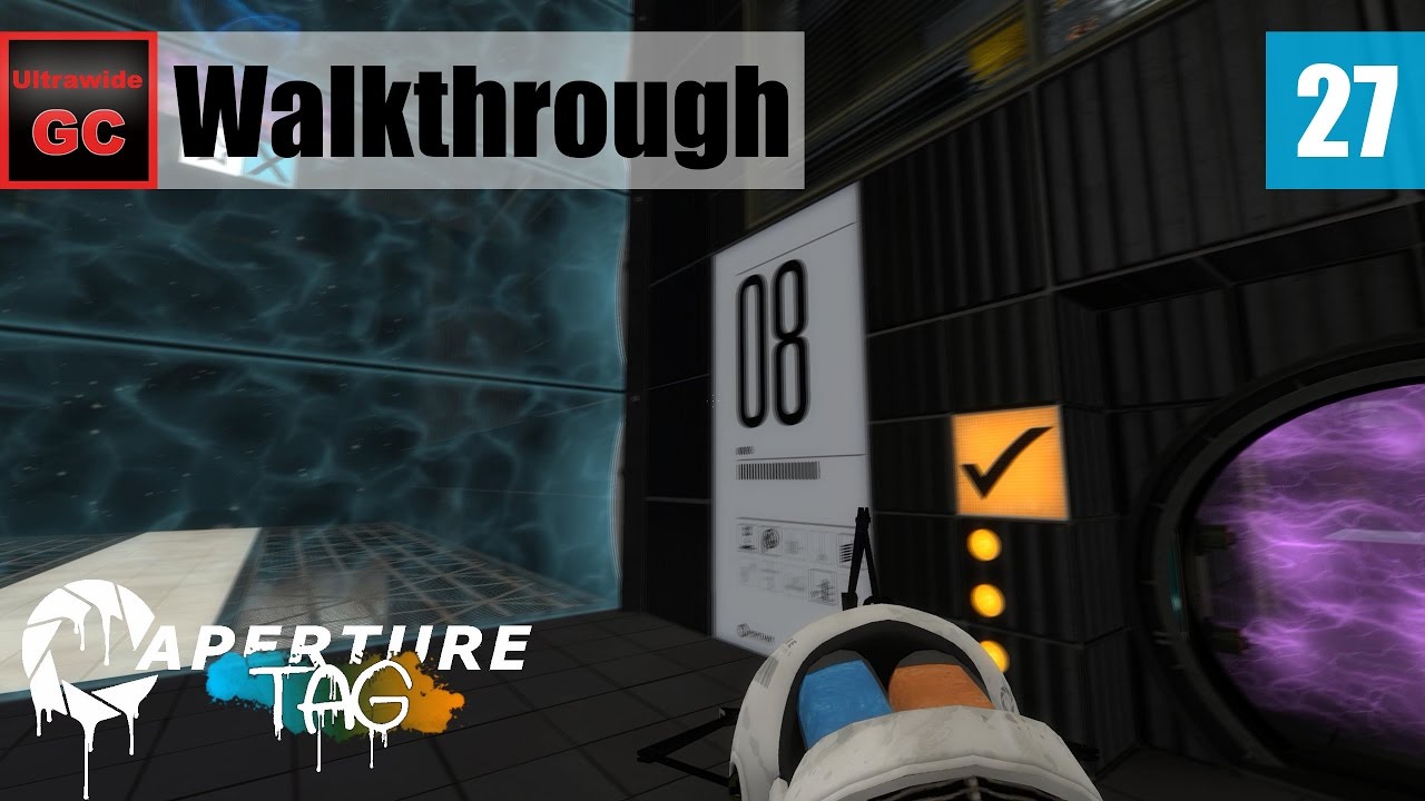 Aperture Tag [#27] - Chamber 8 || Walkthrough - YouTube
