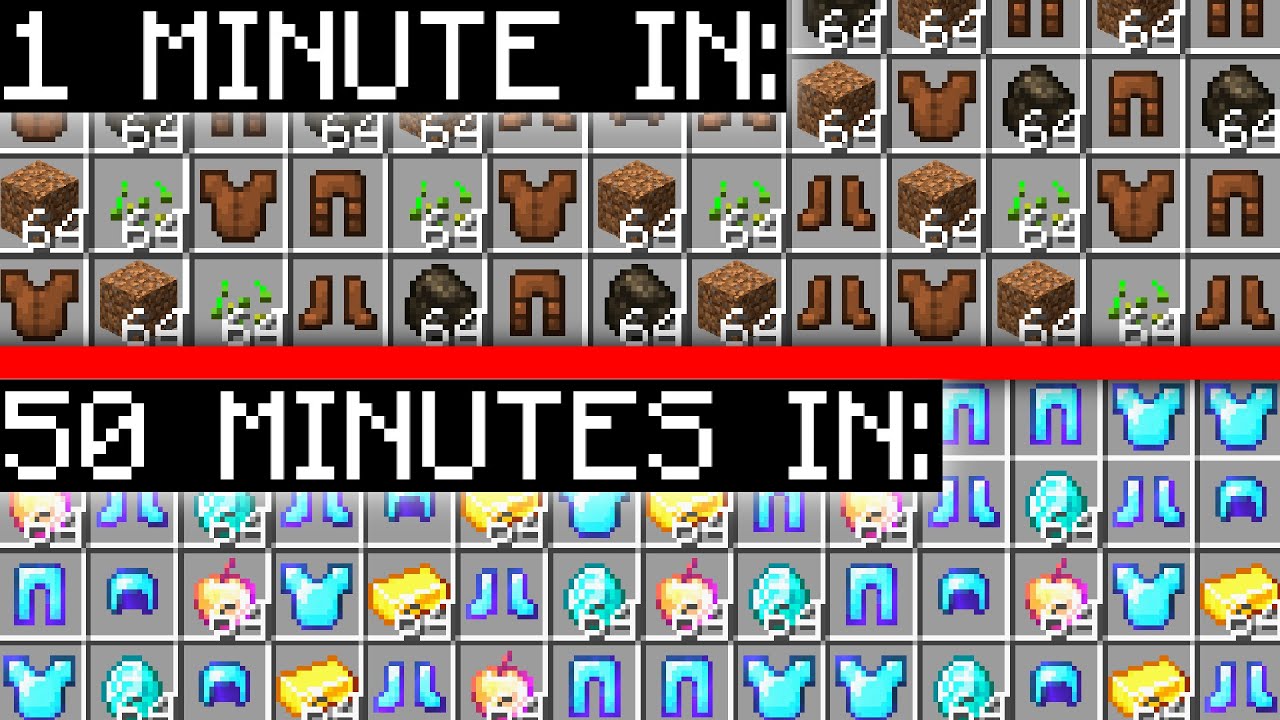 Minecraft UHC but chests spawn LOOT that gets BETTER over time. - YouTube