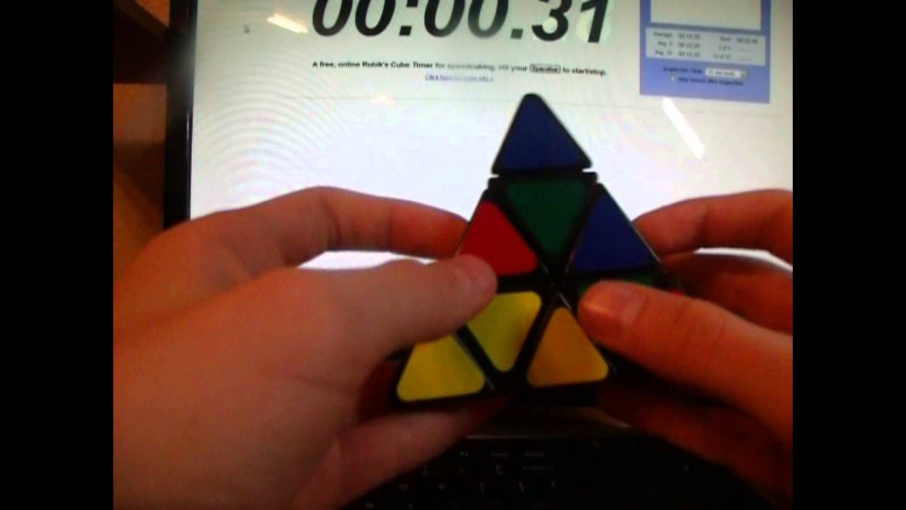 Pyraminx Solve - 1:03 - YouTube