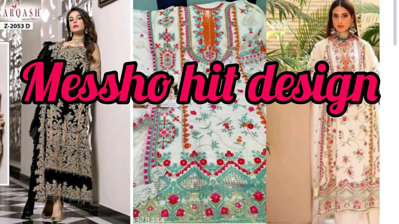 Messho hit design review😍 pakistani best collection from meesho👌👌👌 ...