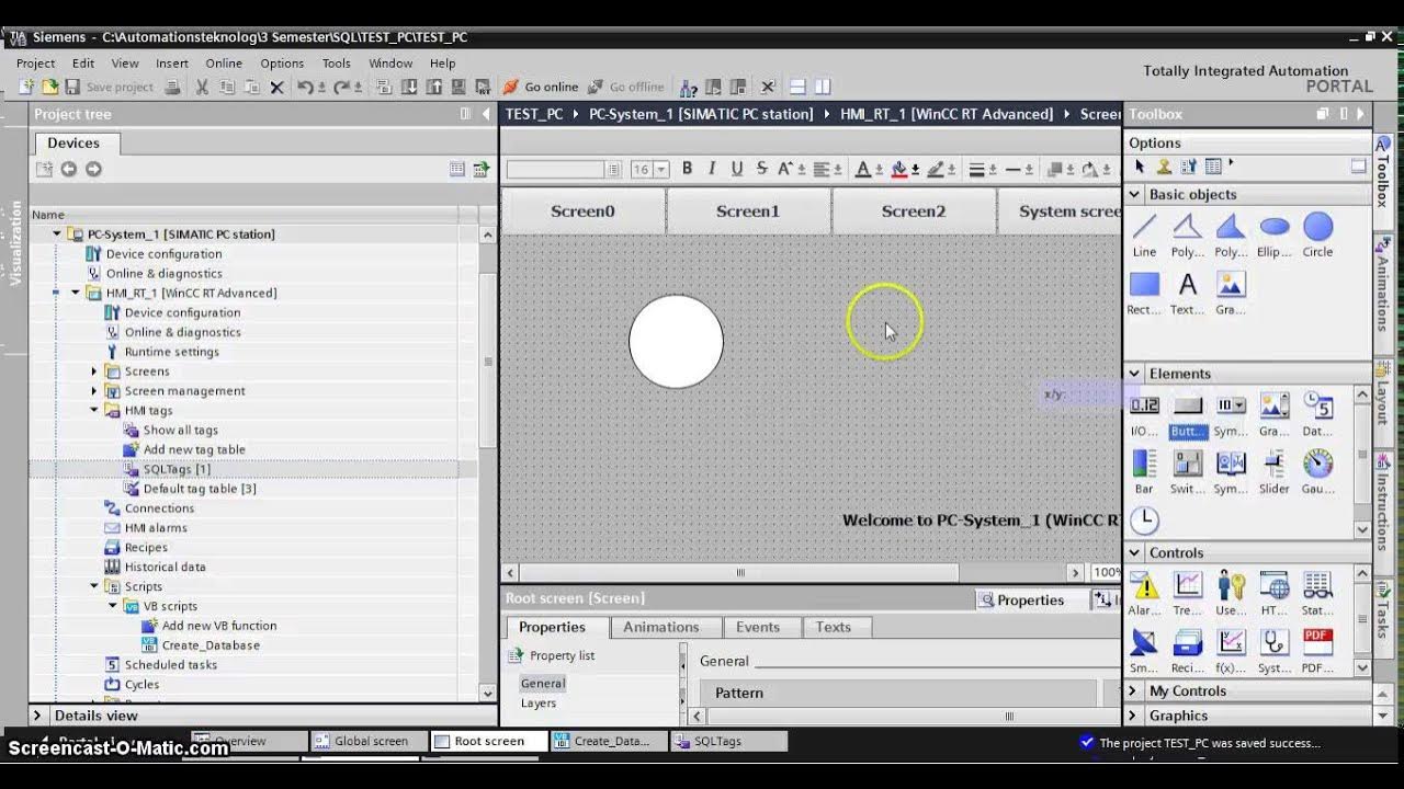 Create SQL Database in WinCC with Script - YouTube