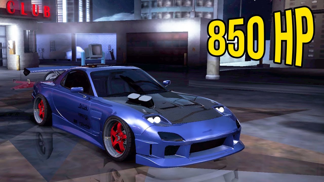 Need for Speed Carbon Remastered - Mazda RX-7 850 HP Max Build ...