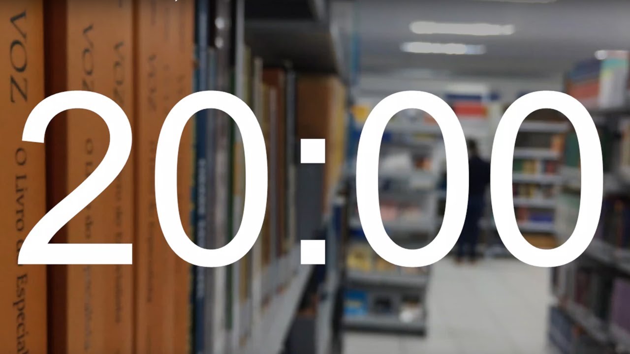 20 Minute Countdown Timer with Ambient Study Music 4K - YouTube