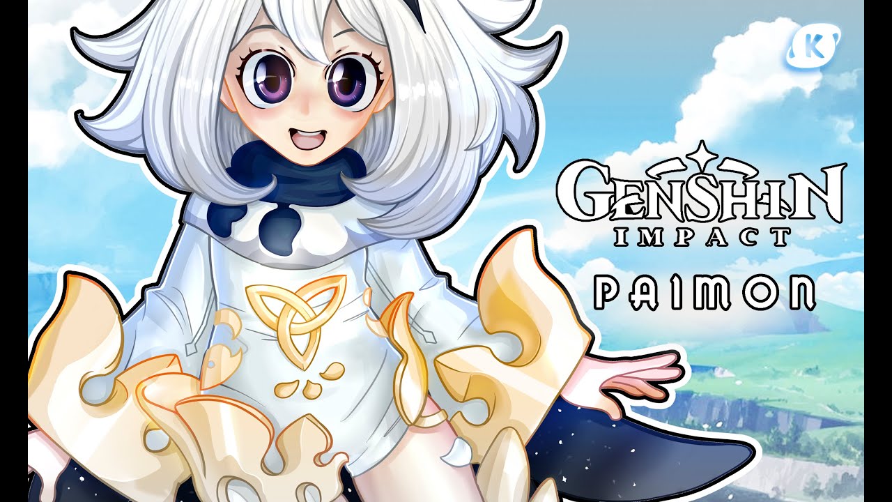 Paimon - Genshin Impact - FanArt - SpeedPaint - YouTube