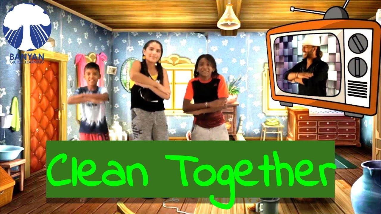 Chores at Home Can Be Fun! - Clean Together - YouTube