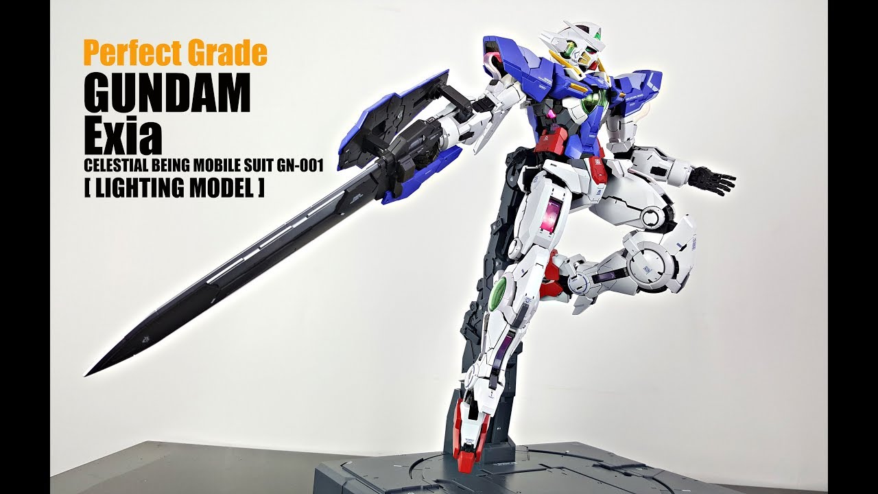 Review PG 1/60 Exia Gundam - Lighting Model - YouTube
