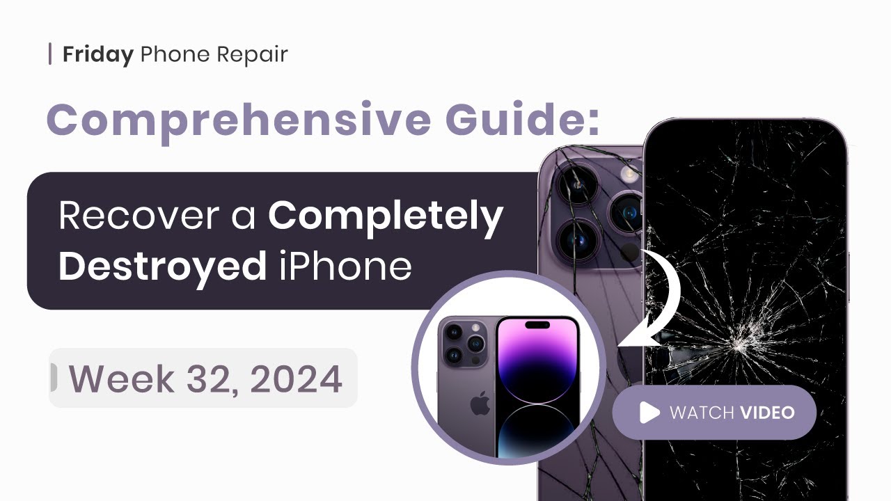 Learn How to Repair and Recover a Severely Damaged iPhone - YouTube