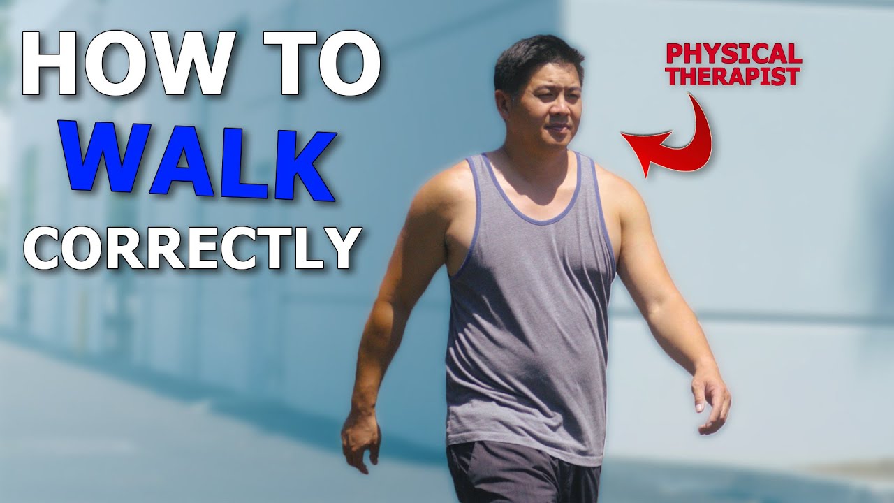 Physical Therapist Shows Proper Walking Posture | How To Walk 10 Year ...