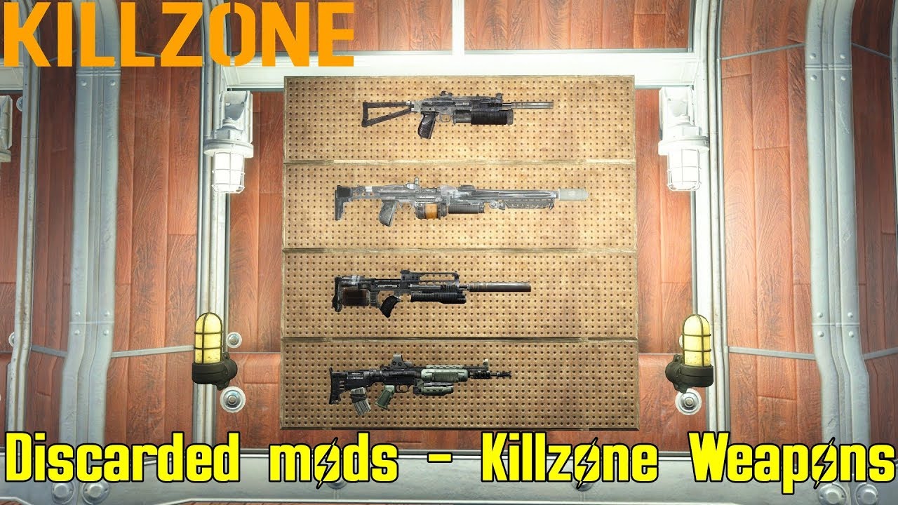 Fallout 4: Discarded Mods - Killzone Weapons - YouTube