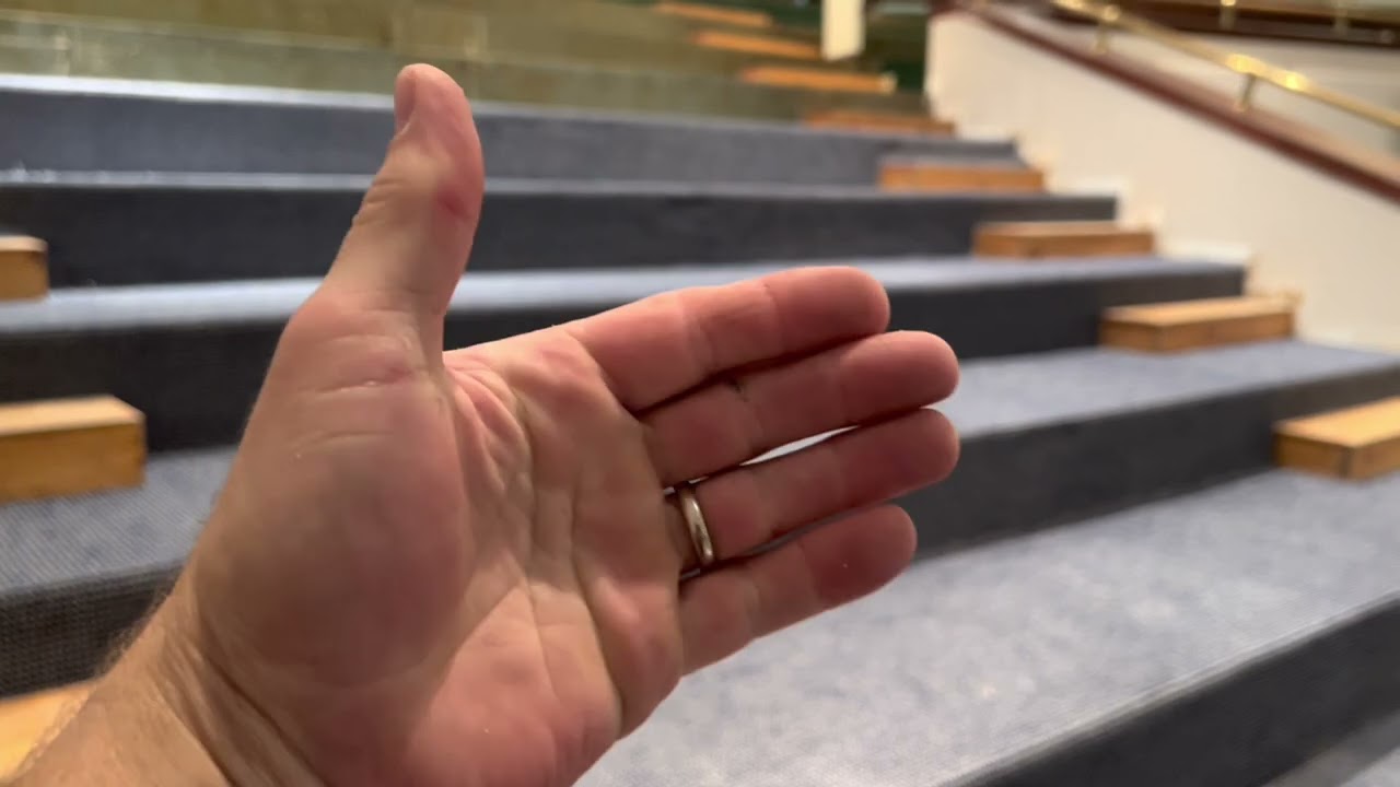 Daily grind, Commercial carpet on steps - YouTube