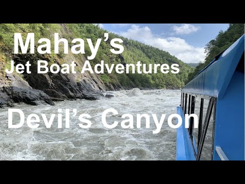 Devils Canyon, Mahay's Jet Boat Adventures - YouTube