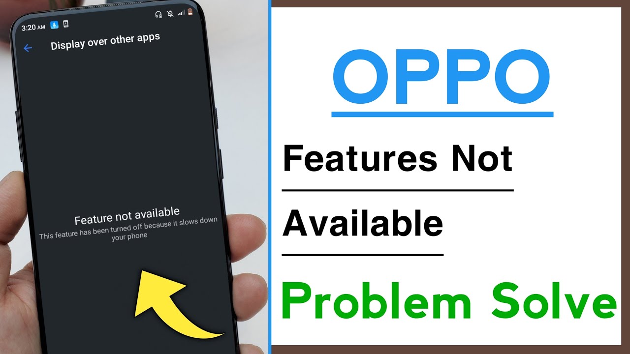 OPPO Display Over Other Apps Features Not Available Problem Solve - YouTube