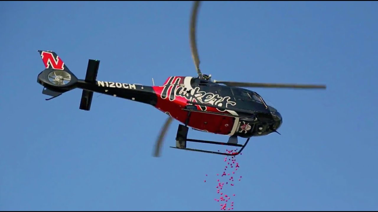 Helicopter Prize Drop! Under Armour Grand Opening - YouTube