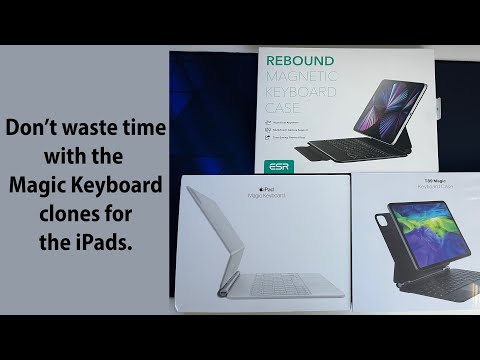 The clones of the iPad Pro Magic Keyboards are a waste of time - YouTube