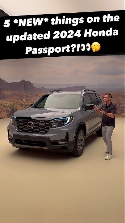 Five NEW Features on the 2024 Honda Passport! - YouTube