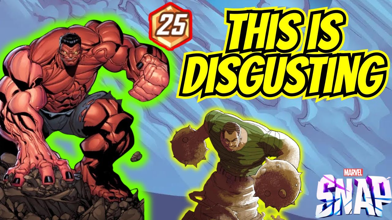 Red Hulk Is Busted! Sandman Ramp Deck - Marvel Snap Deck - YouTube