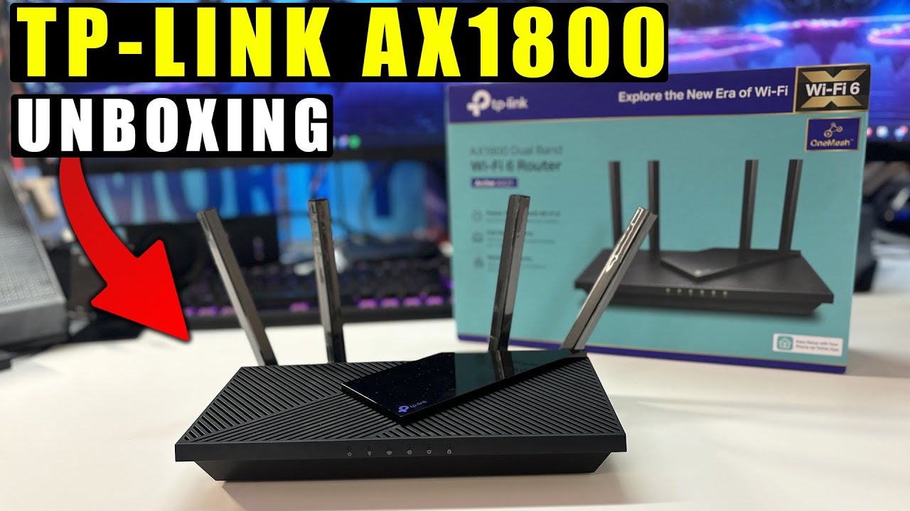 TP-Link AX1800 Router Unboxing! - YouTube