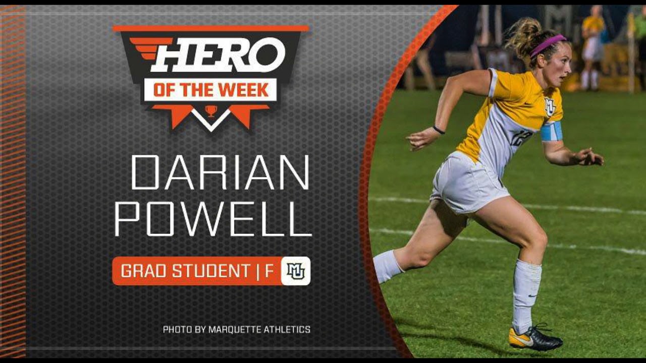 Darian Powell- Marquette University Highlights 2014-2017 - YouTube