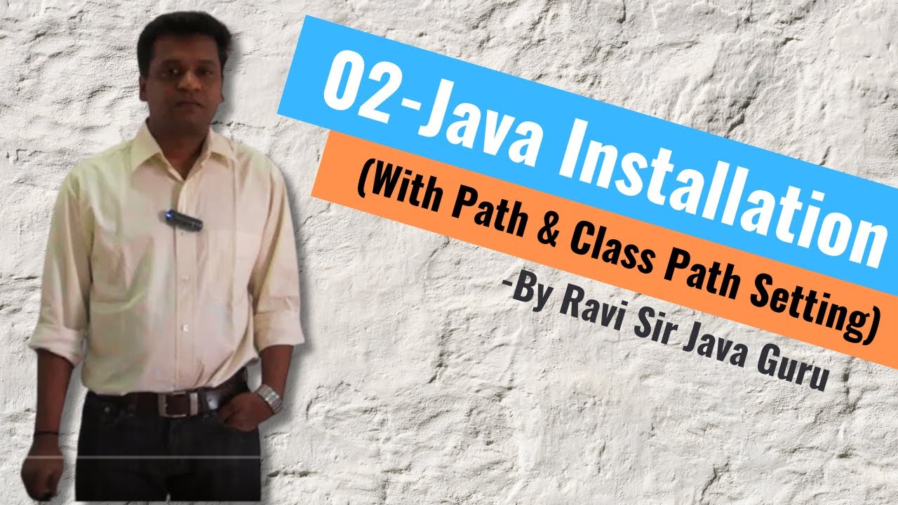 02 Java Installation With Path And Classpath Settings Youtube 2565