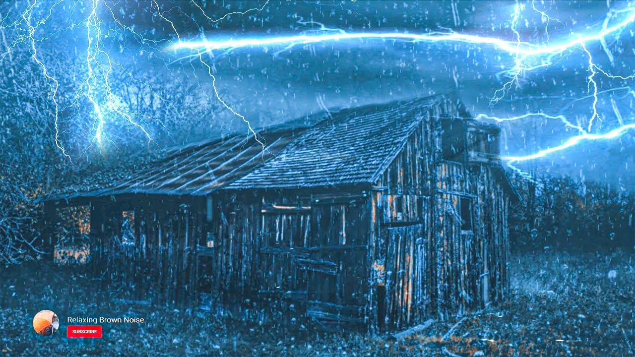 Goodbye Insomnia with Heavy Rain & Thunder Growls on a Stale Tin Roof ...