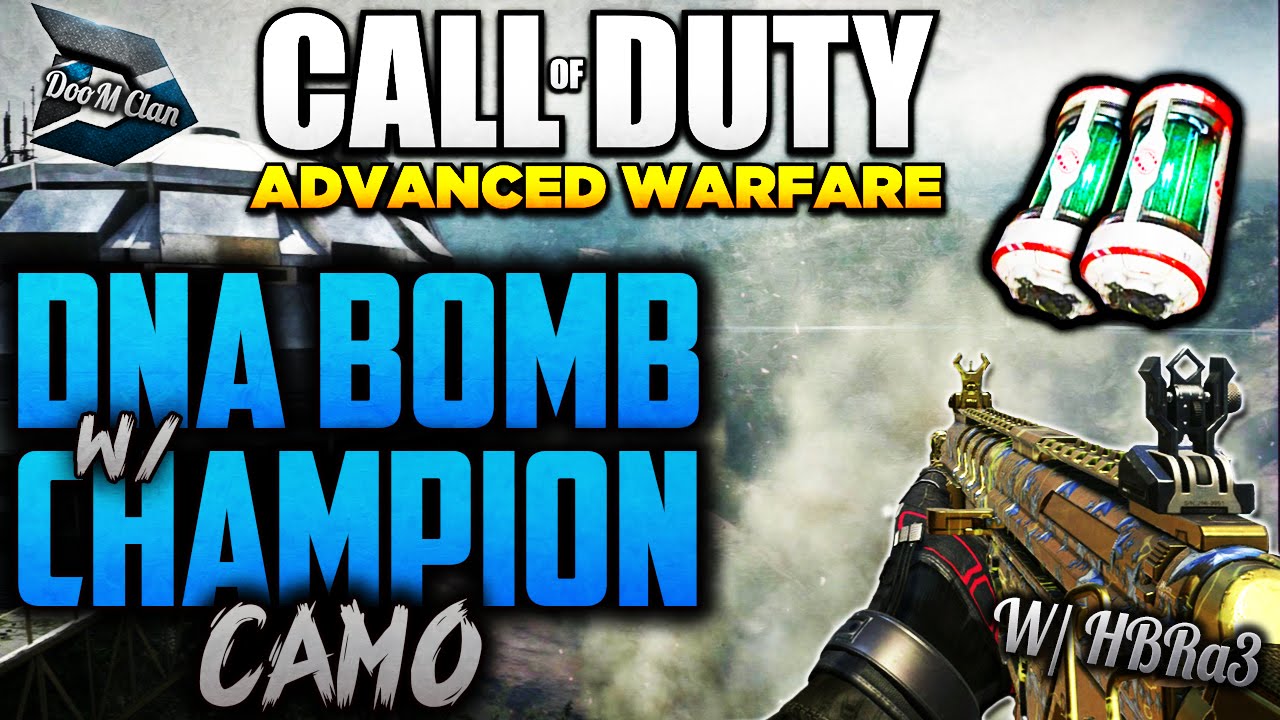 AW: New "CHAMPION" DLC Camo Double "DNA Bomb" (COD AW DLC CAMO Double ...