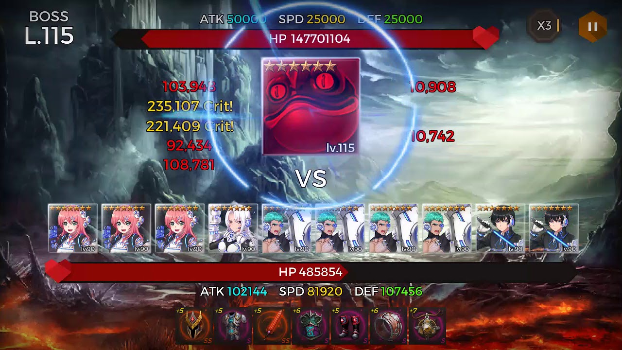 Secret Tower 500f| Lvl 115 boss view - YouTube